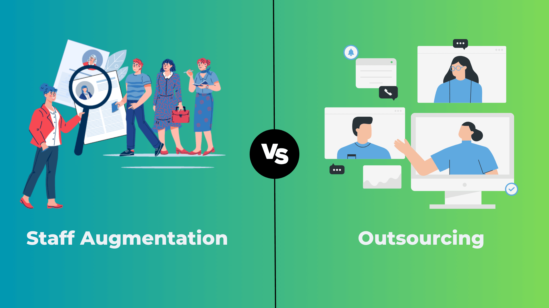 Staff Augmentation vs Outsourcing: 7 Key Differences | QIT Software